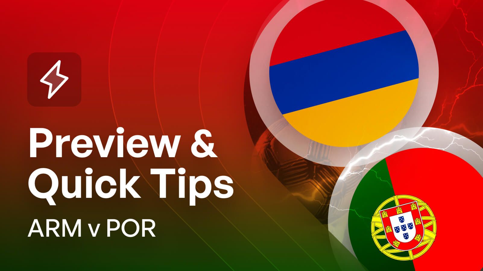 Armenia v Portugal Bet Builder Quick Tips & Preview